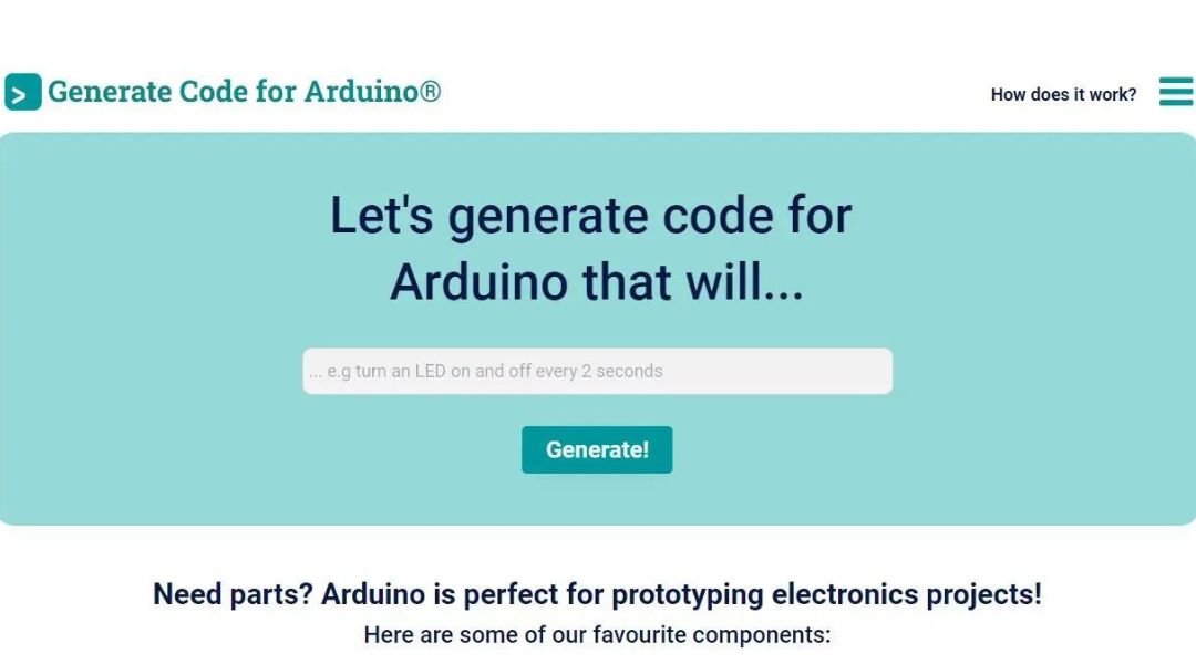 أداة Duino Code Generator لكتابة أكواد Arduino بالذكاء الاصطناعي بسرعة ...